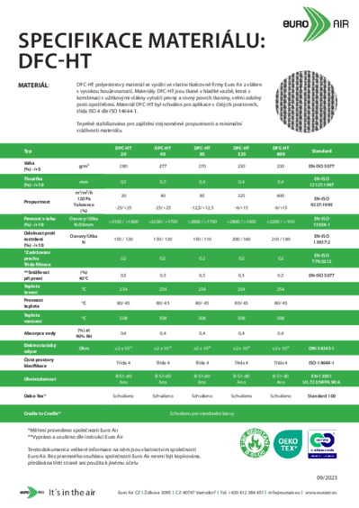 Technical Datasheets - EuroAir